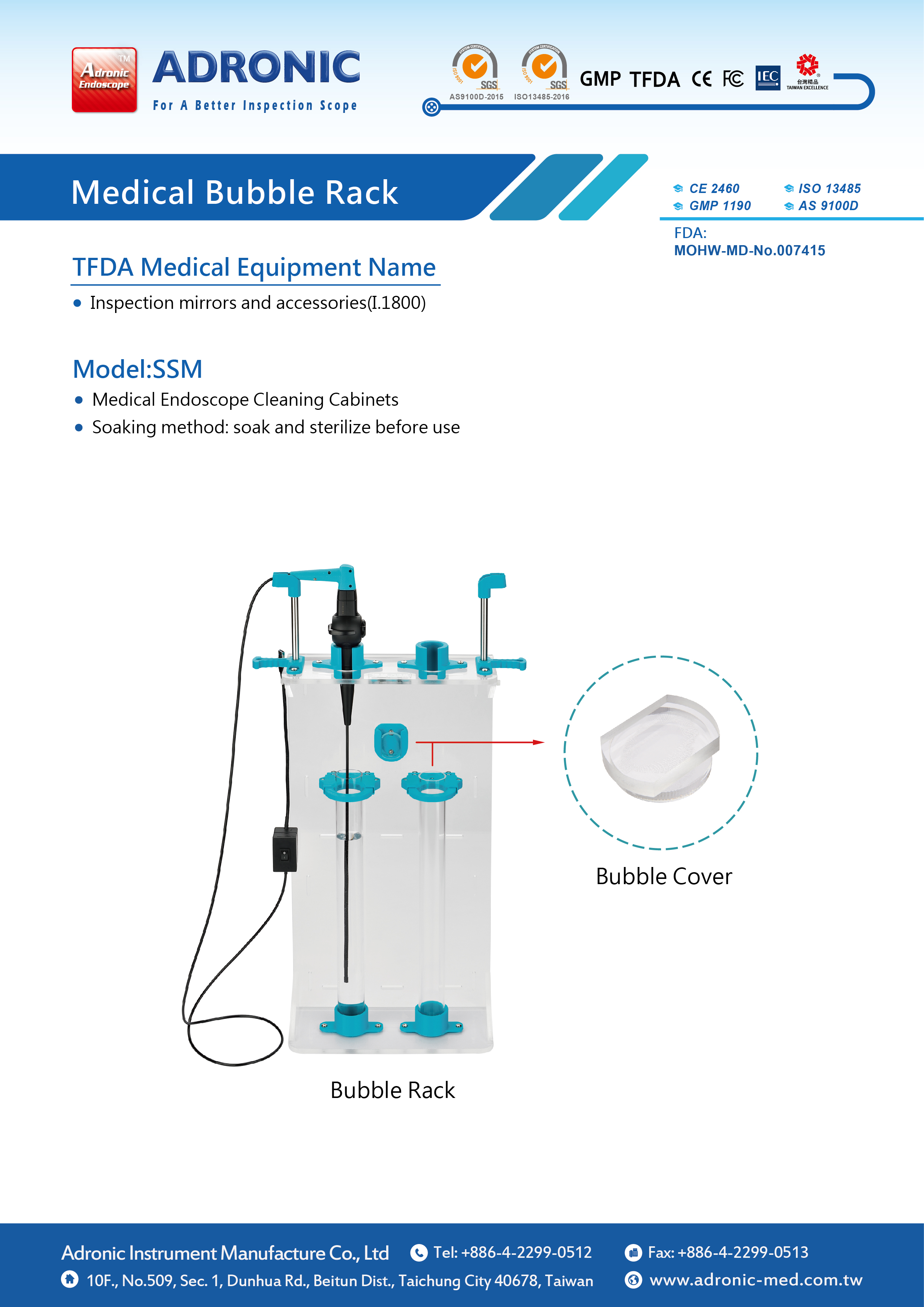 Adronic Video Flexible Endoscope | Product | Adronic Instrument ...